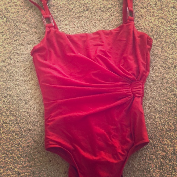 Miraclesuit | Swim | Red One Piece Swimsuit | Poshmark